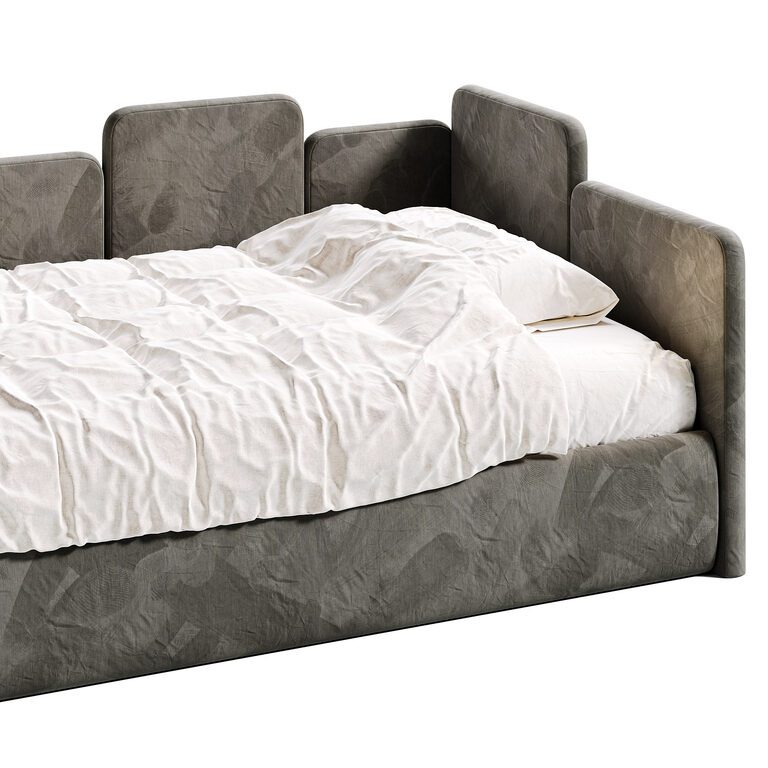 Corner Stone Bed (392714) 3D model - Download 3D model Corner Stone Bed ...