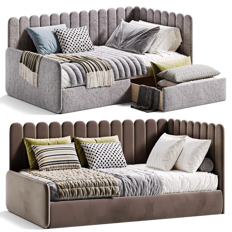 Corner bed Ari (392717) 3D model - Download 3D model Corner bed Ari ...