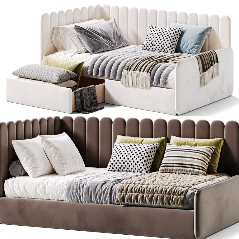 Corner bed Ari (392717) 3D model - Download 3D model Corner bed Ari ...