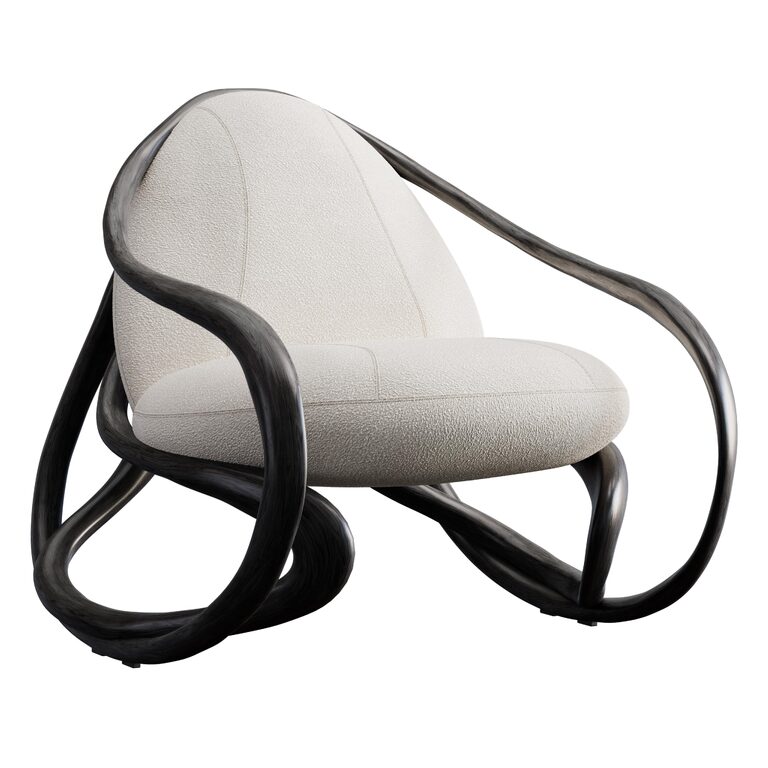 Move Rocking Armchair By Giorgetti (392790) 3D model - Download 3D ...