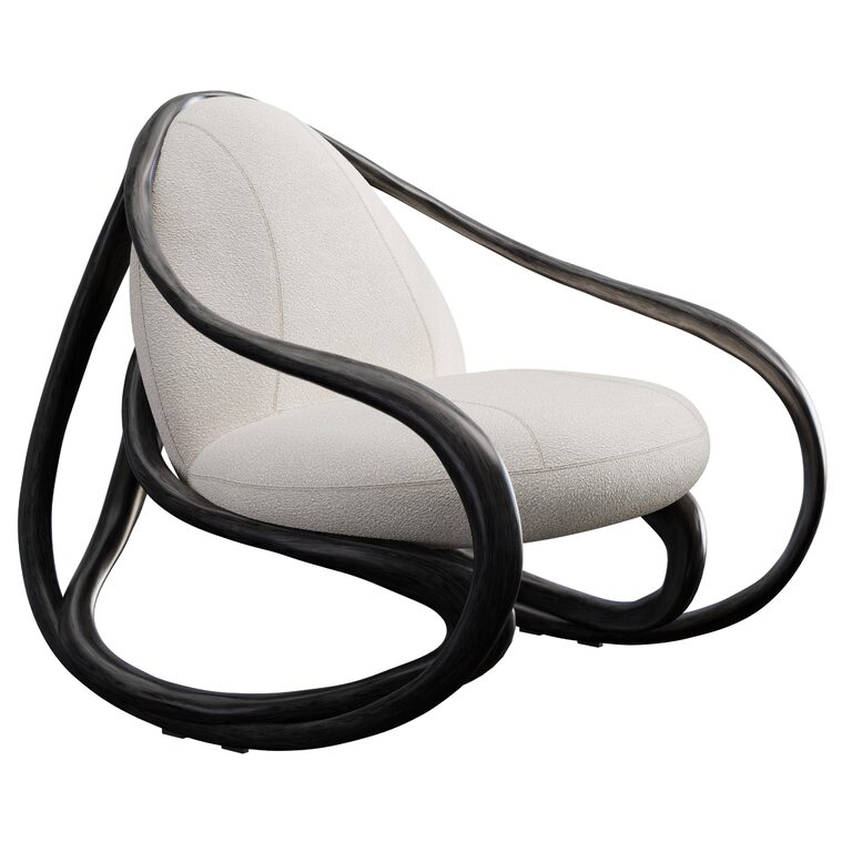 Move Rocking Armchair By Giorgetti (392790) 3D model - Download 3D ...