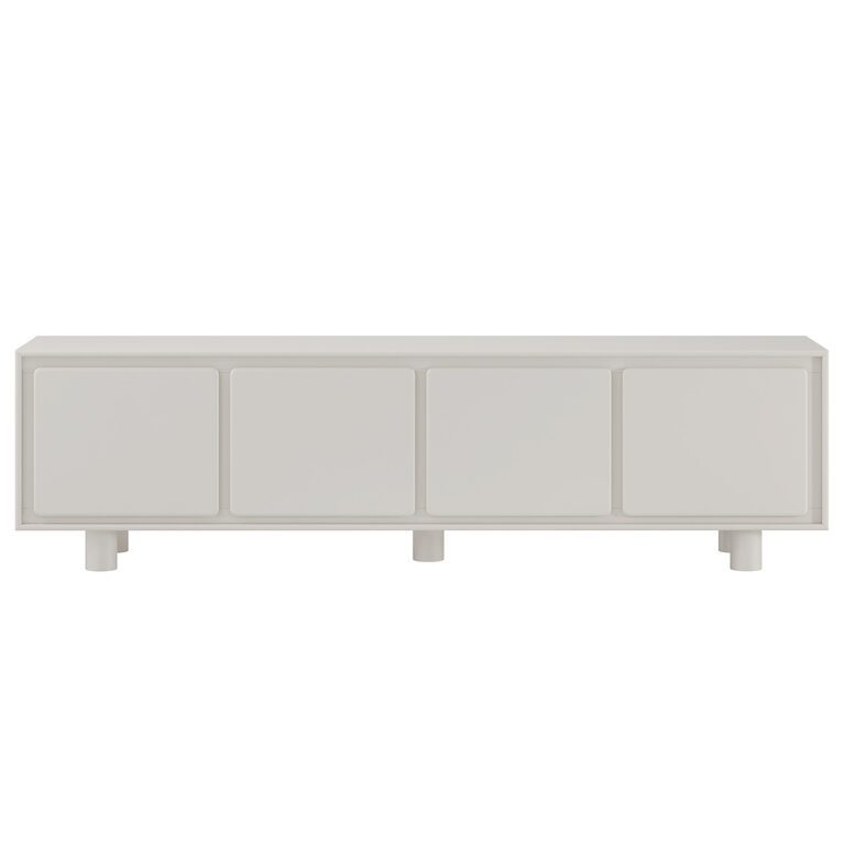 Odell Media Console by West Elm (392948) 3D model - Download 3D model ...