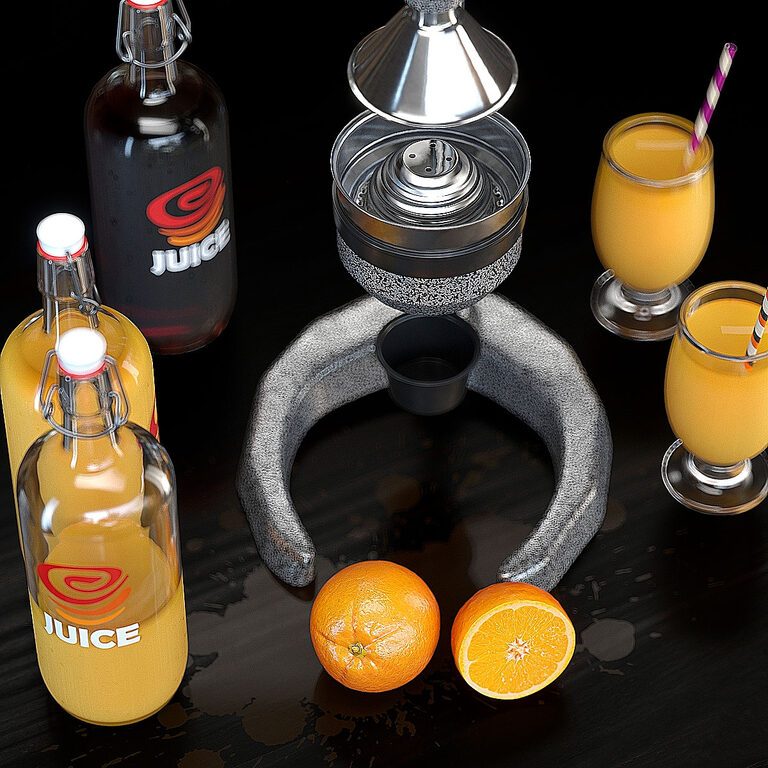 Juicer and juice (392969) 3D model - Download 3D model Juicer and juice ...