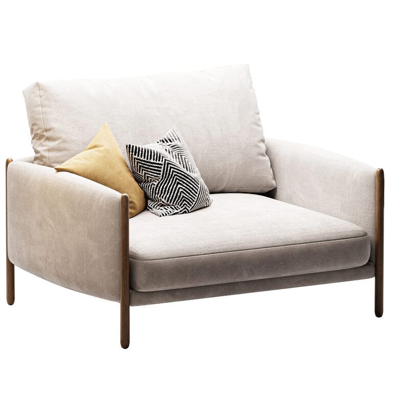 Hayden Armchair By Bolia (393358) 3D model - Download 3D model Hayden ...