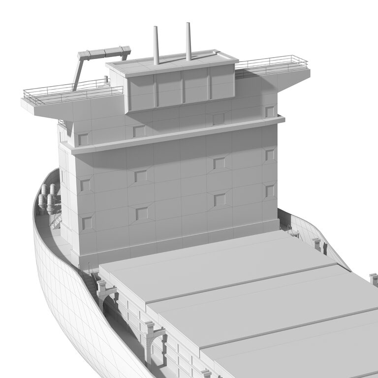 Cargo tanker ship (393503) 3D model - Download 3D model Cargo tanker ...