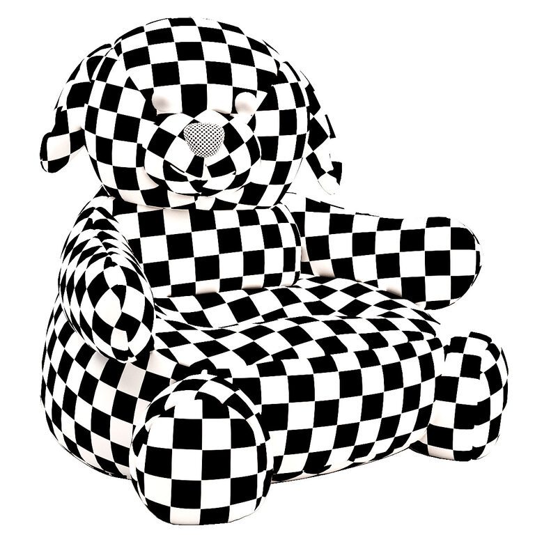 Cute cartoon sofa for children (393646) 3D model - Download 3D model ...