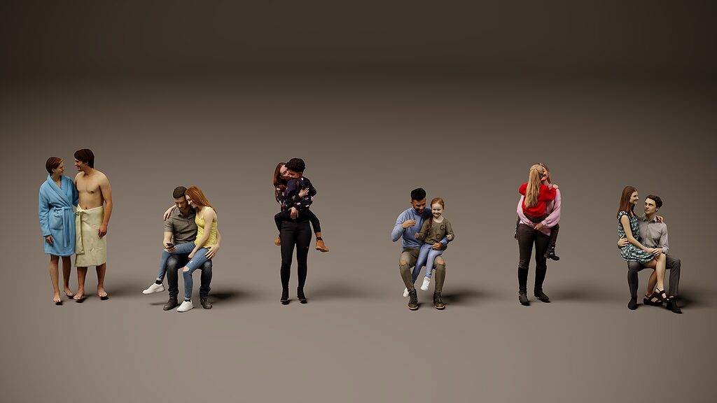 Collection of pairs x 6 (393715) 3D model - Download 3D model ...