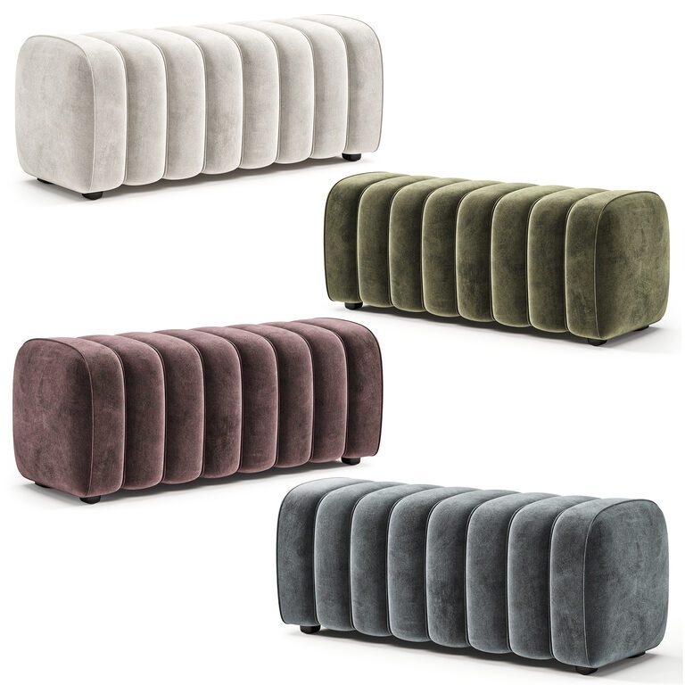 Studio Bench Boucle Norr11 (393906) 3D model - Download 3D model Studio ...