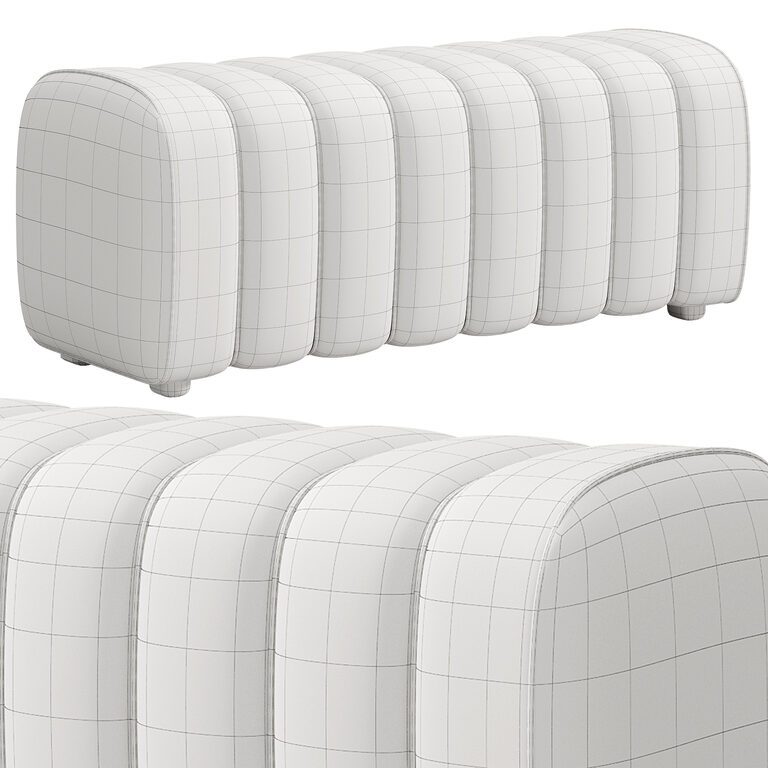 Studio Bench Boucle Norr11 (393906) 3D model - Download 3D model Studio ...