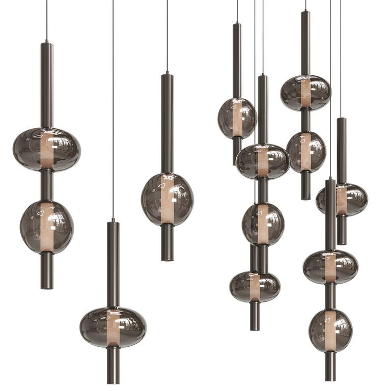 Time Travel Drama Chandelier Three Types (393910) 3D model - Download ...
