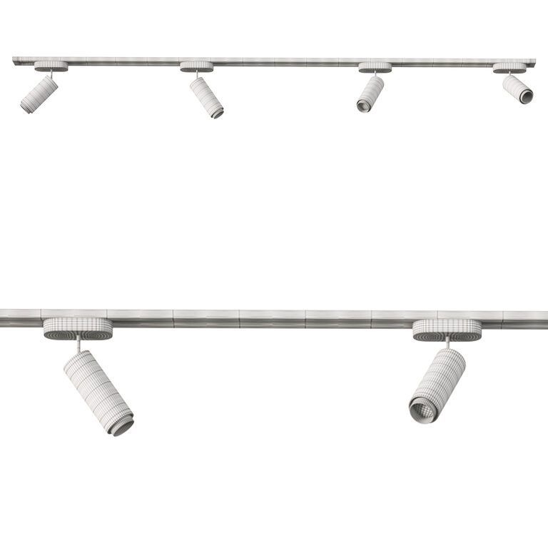 Track light Novotech Pipe 370414 (393911) 3D model - Download 3D model ...