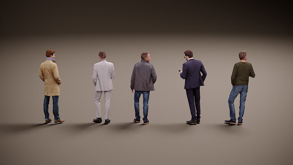 Collection of people (393944) 3D model - Download 3D model Collection ...