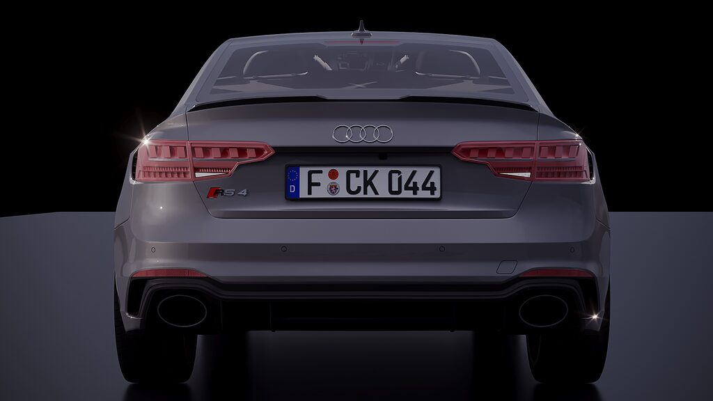 Audi RS4 Sedan 2020 (393966) 3D model - Download 3D model Audi RS4 ...