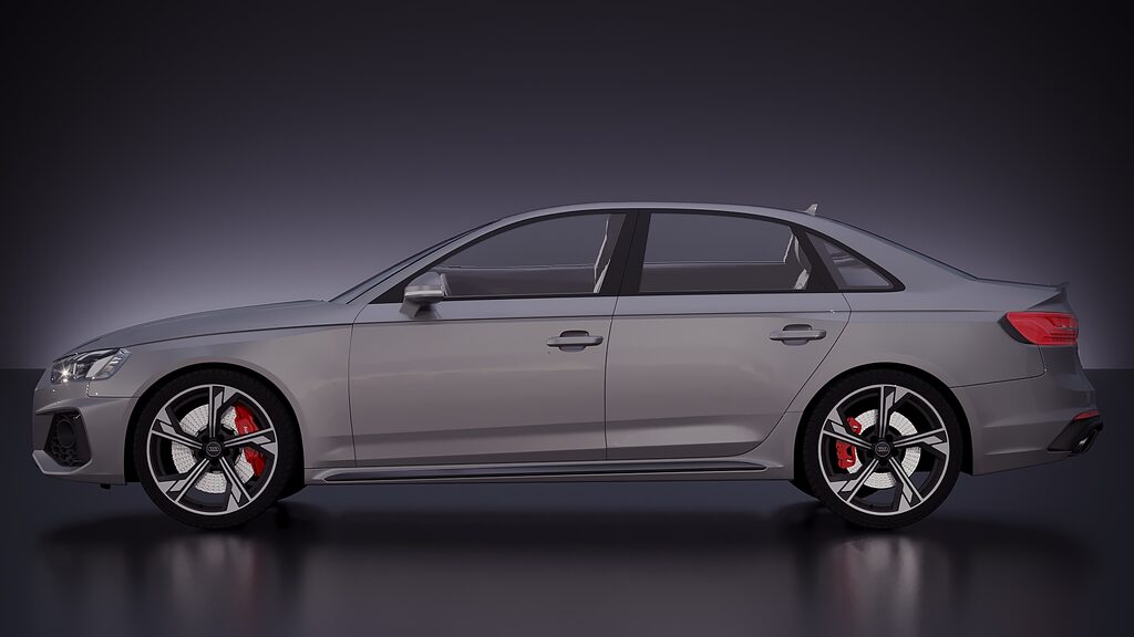 Audi RS4 Sedan 2020 (393966) 3D model - Download 3D model Audi RS4 ...