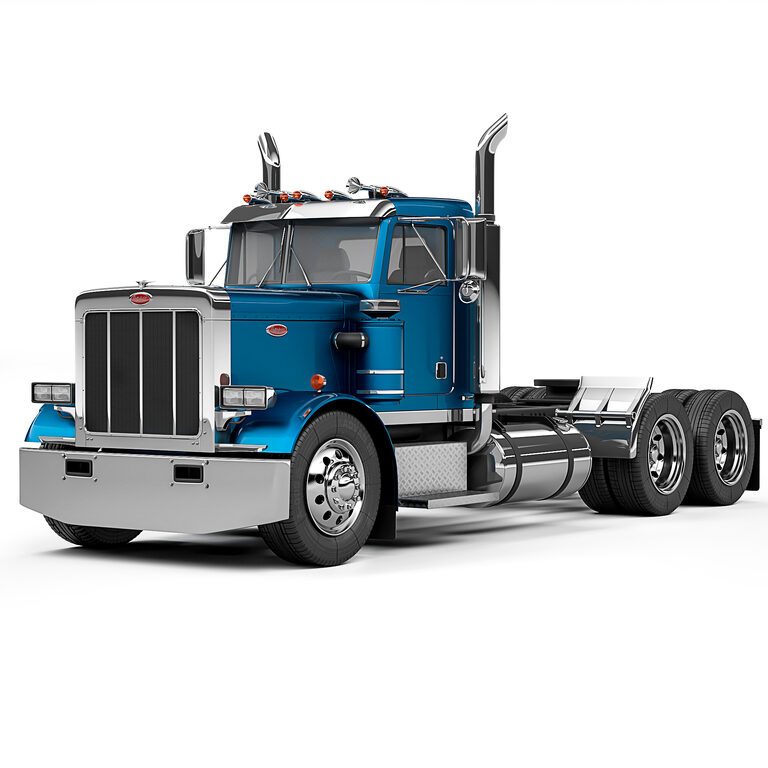 Peterbilt 359 Day Cab 1984 truck tractor (394064) 3D model - Download ...