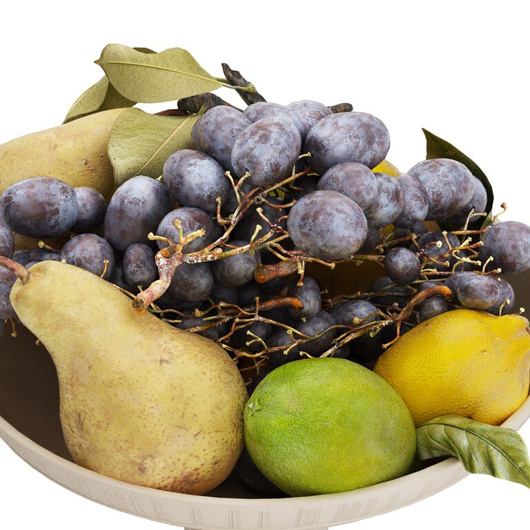 Bowl of tropical fruits 15 (394455) 3D model - Download 3D model Bowl ...