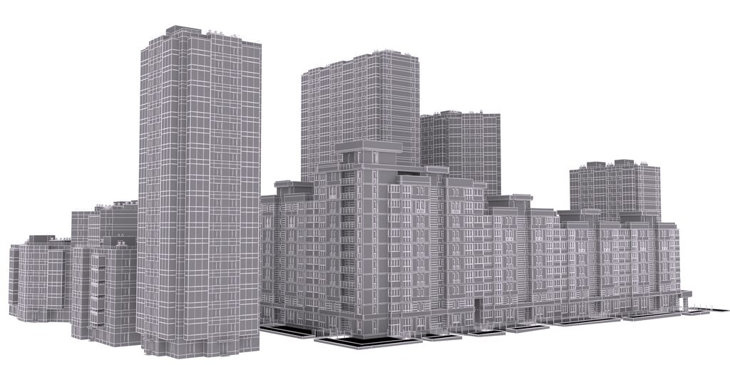 Mini town buildings (394464) 3D model - Download 3D model Mini town ...
