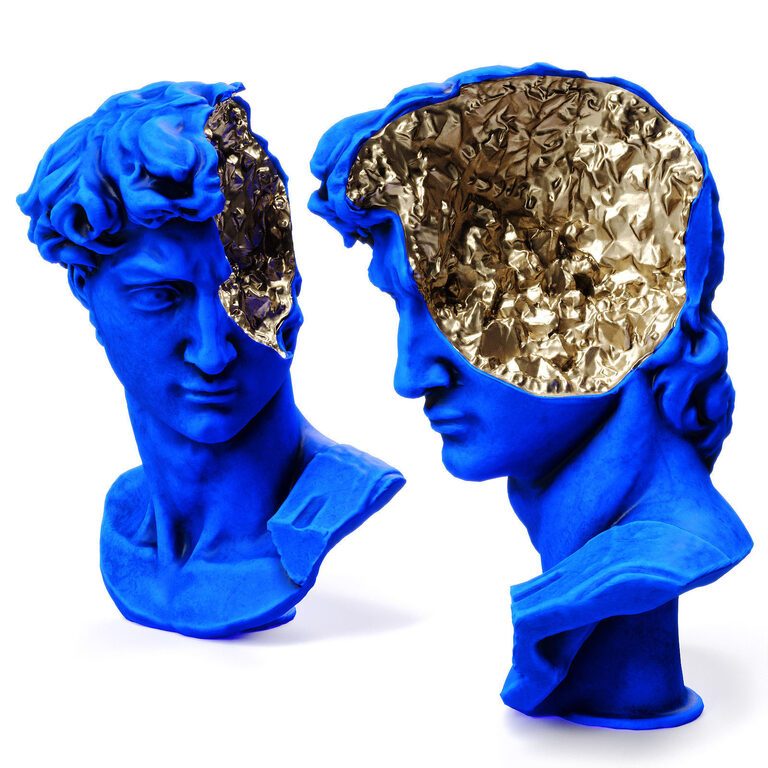 Bust of David Michelangelo Halfhead statuette (394518) 3D model ...