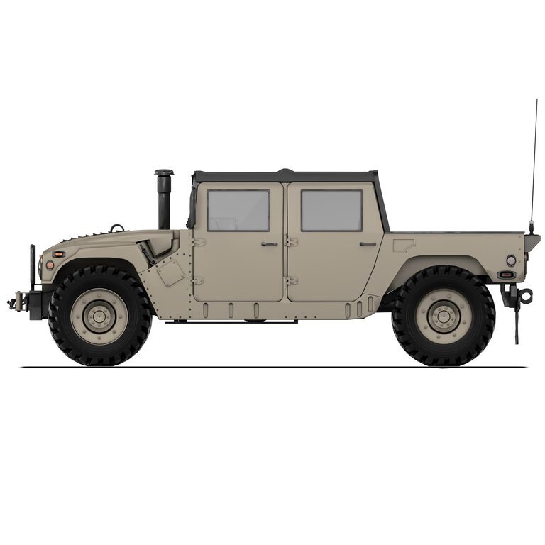 1994 American military Humvee Military M998A1 HMMWV pickup truck ...