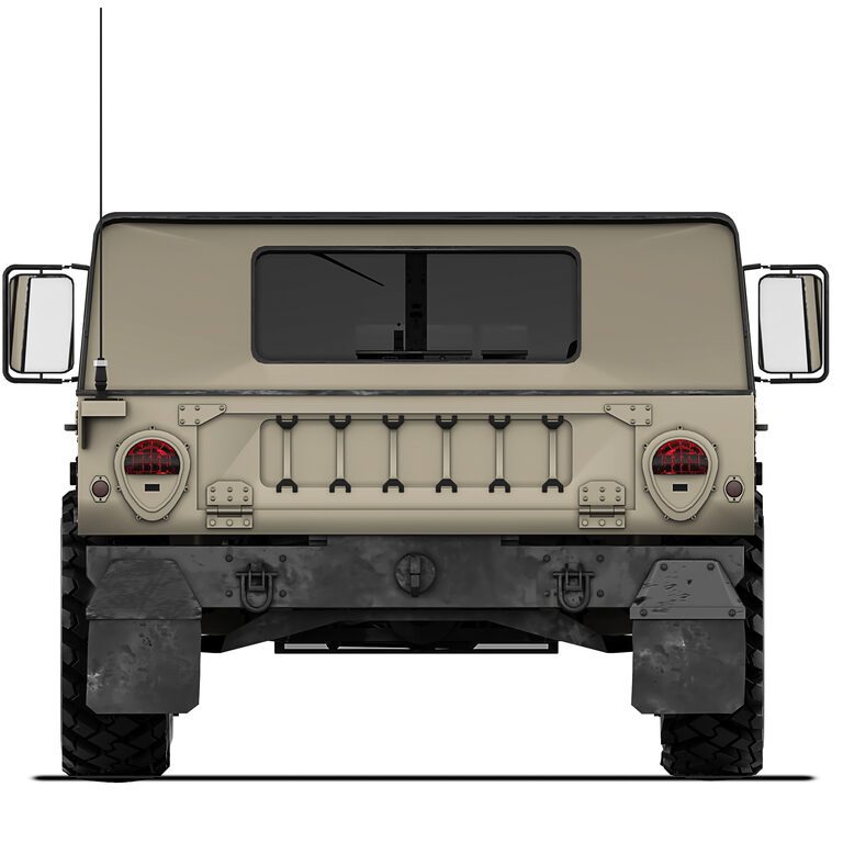 1994 American military Humvee Military M998A1 HMMWV pickup truck ...