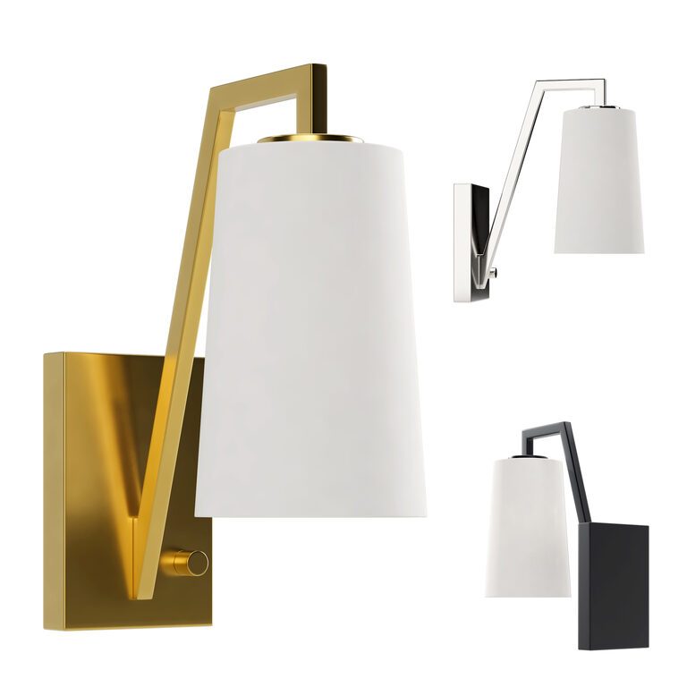 Avon 1 wall light (394620) 3D model - Download 3D model Avon 1 wall ...
