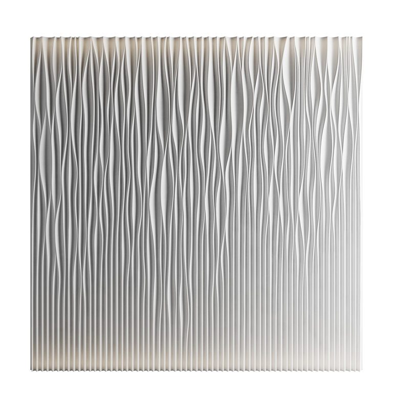 Wave decorative wall 02 (394622) 3D model - Download 3D model Wave ...