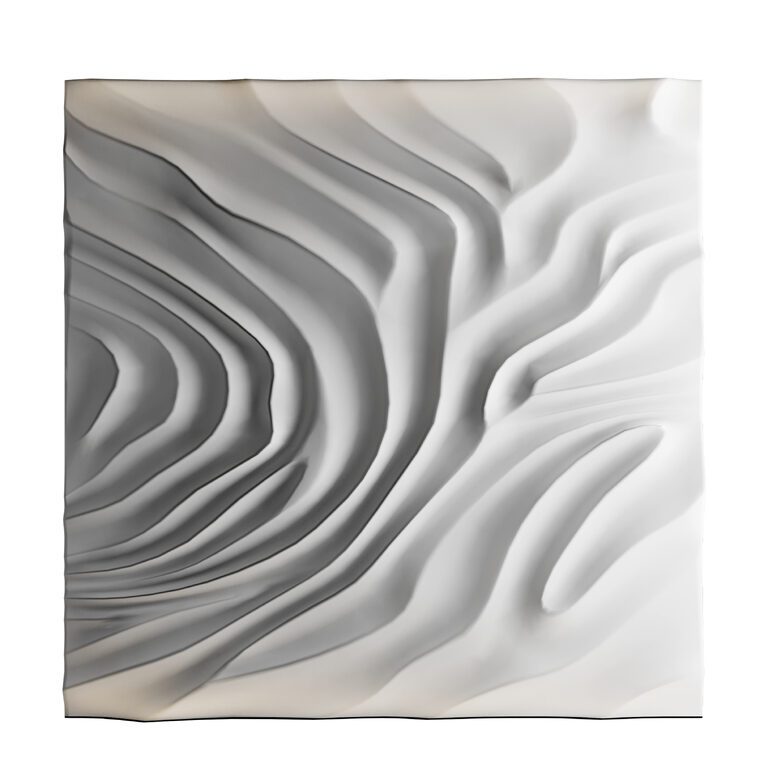 Wave decorative wall 06 (394640) 3D model - Download 3D model Wave ...