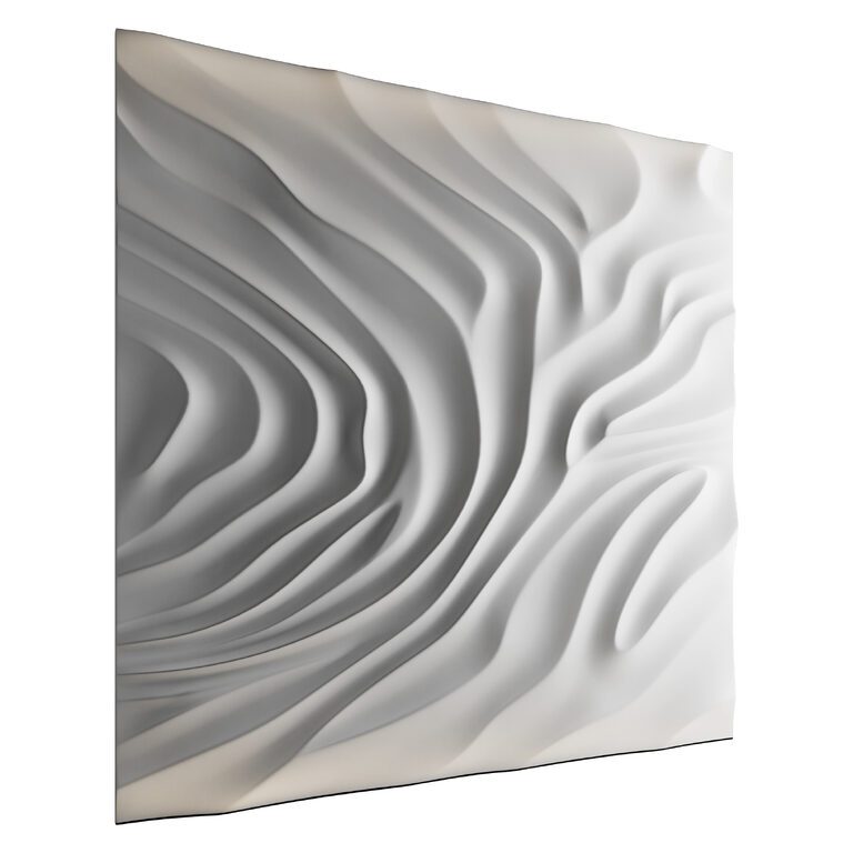 Wave decorative wall 06 (394640) 3D model - Download 3D model Wave ...