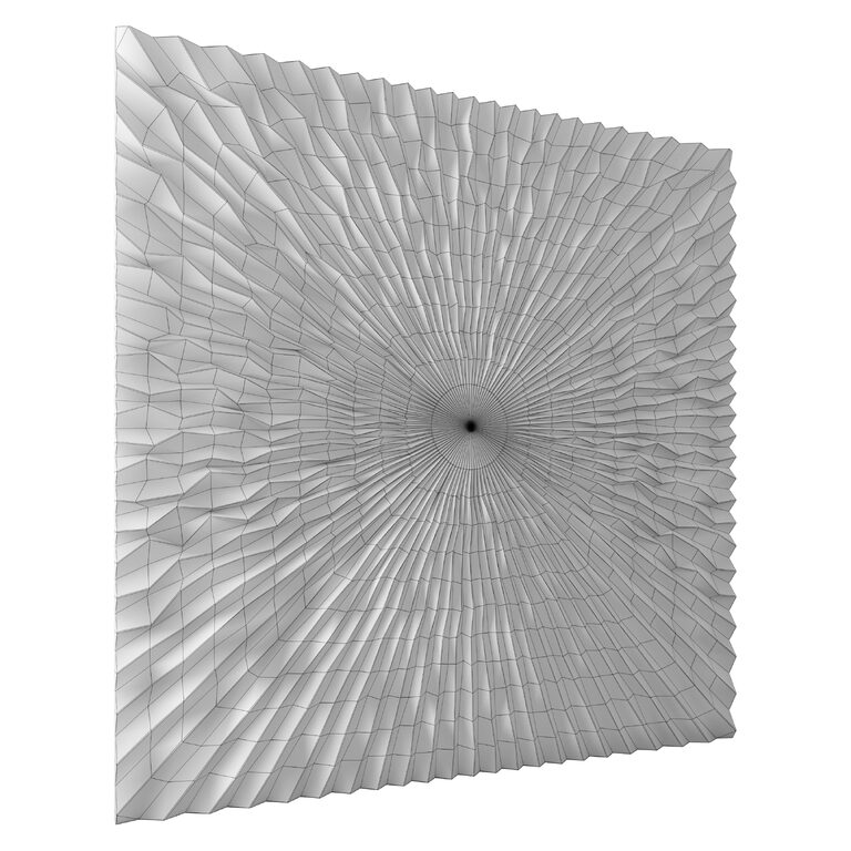 Wave decorative wall 08 (394642) 3D model - Download 3D model Wave ...