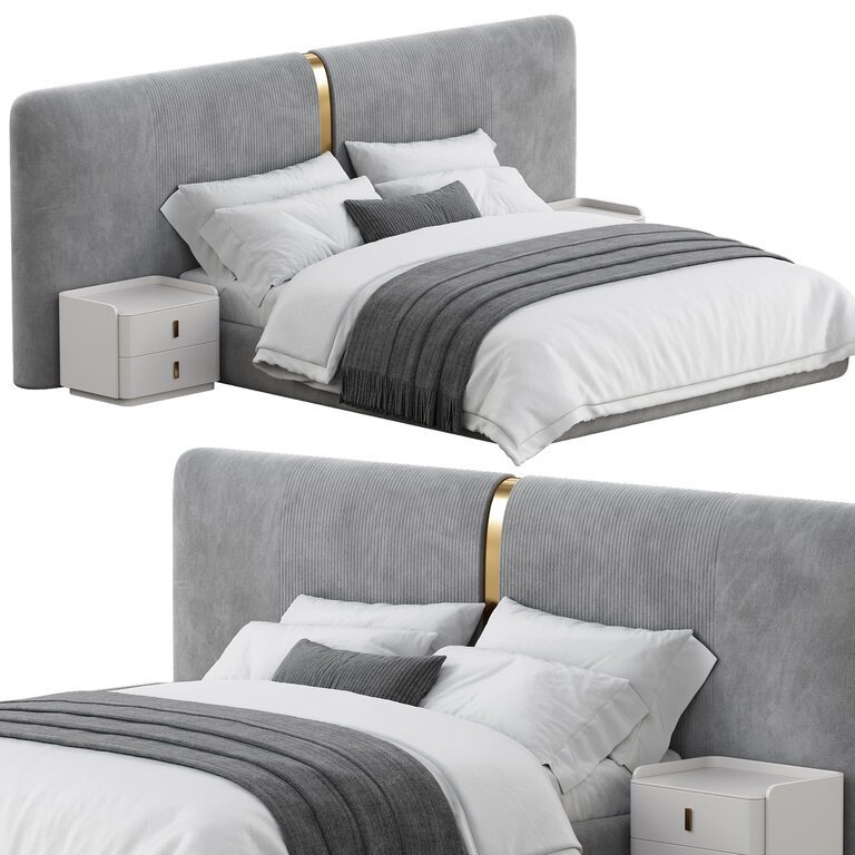 Vogue Bed (394688) 3D model - Download 3D model Vogue Bed (394688 ...