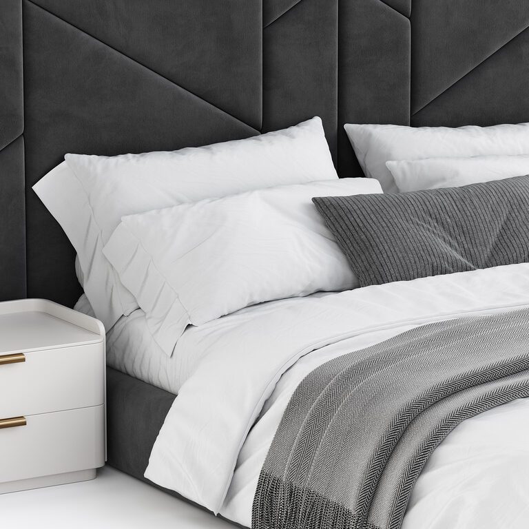 Vercelli III Bed (394694) 3D model - Download 3D model Vercelli III Bed ...