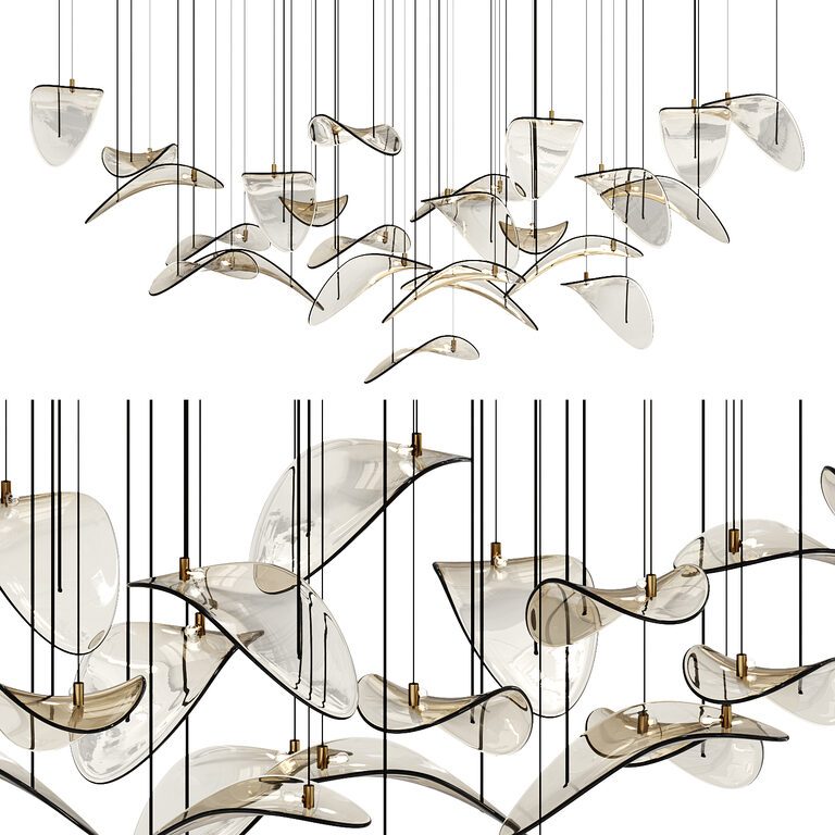VELA 350 THREADED LIGHTING FIXTURE hanging lamp (394698) 3D model ...