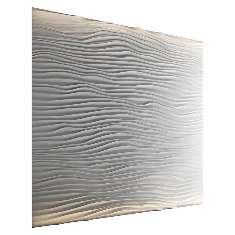 Wave decorative wall 16 (394770) 3D model - Download 3D model Wave ...
