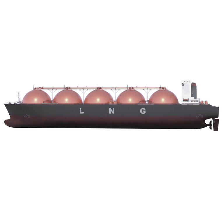 LNG Tanker Cargo Tanker Gas Carrier ship (394777) 3D model - Download ...