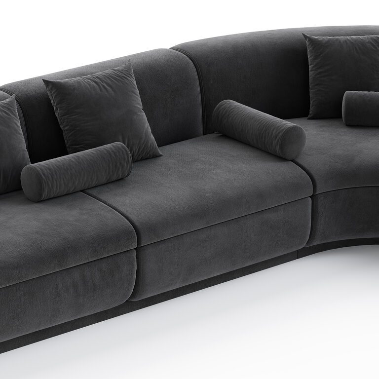 Baxter Piaf Sofa Set 4 (394826) 3D model - Download 3D model Baxter ...