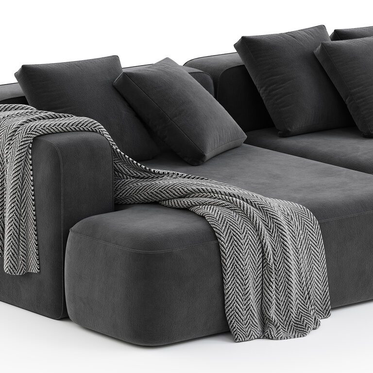 Stone Modular Sofa by Tamamm (394829) 3D model - Download 3D model ...