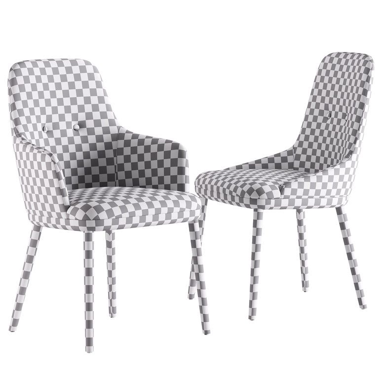 Connie Dining Chair by Porada (394844) 3D model - Download 3D model ...