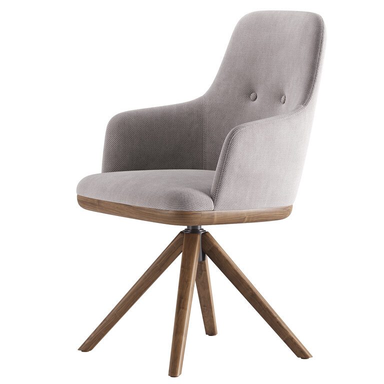 Connie Office Chair by Porada (394880) 3D model - Download 3D model ...