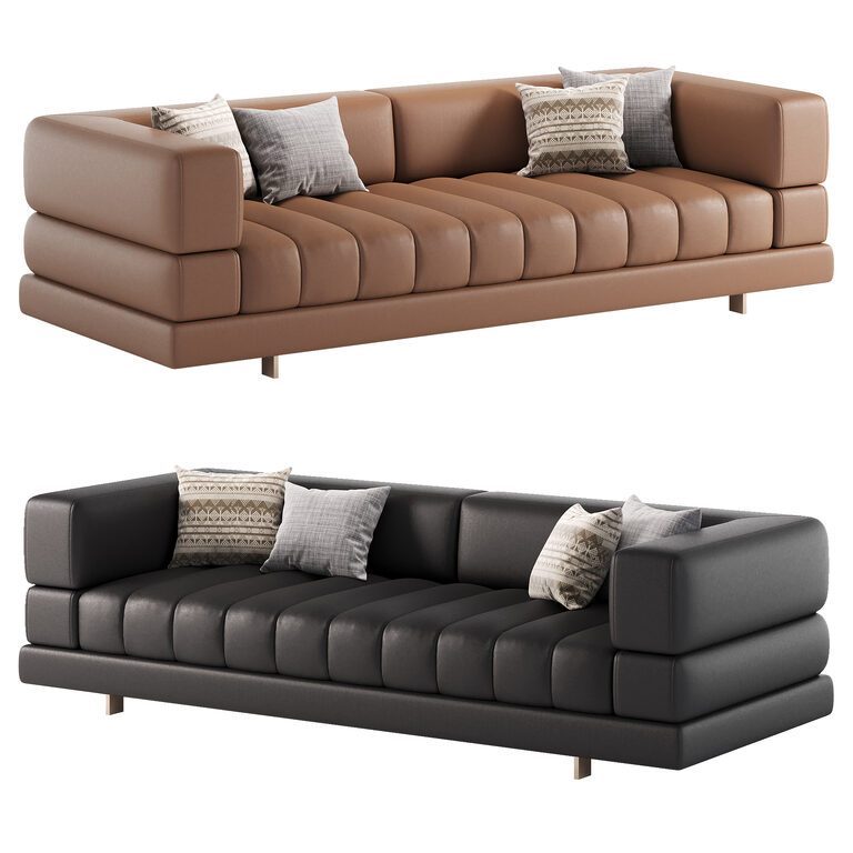 Domus 4 Seater Sofa by Turri (395020) 3D model - Download 3D model ...