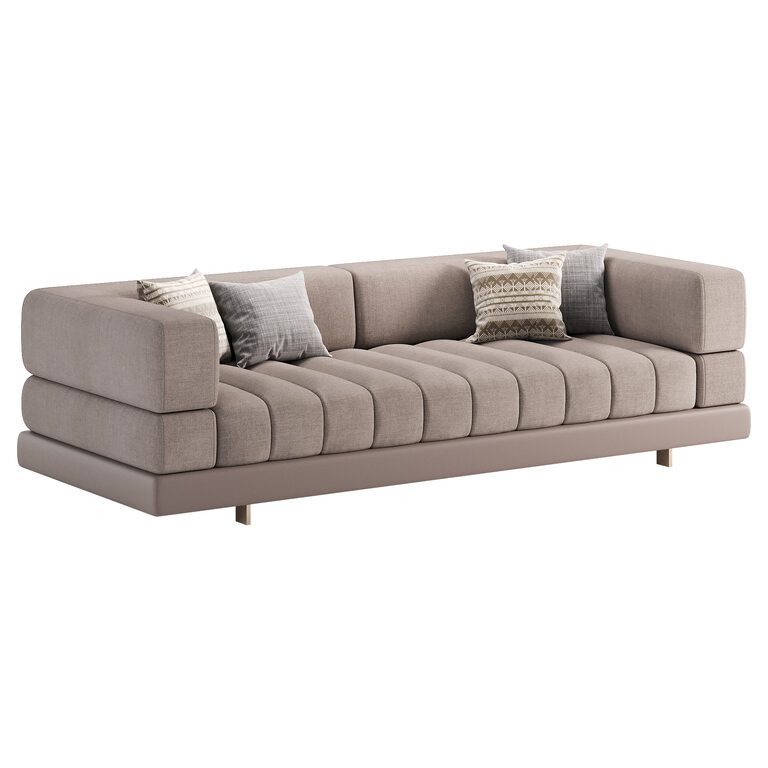 Domus 4 Seater Sofa by Turri (395020) 3D model - Download 3D model ...