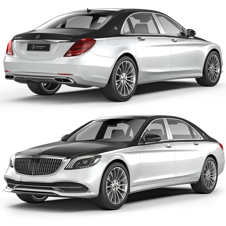Mercedes-Benz S-Class Maybach 2019 car (395024) 3D model - Download 3D ...