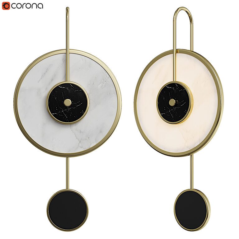 Dixon wall lamp (395037) 3D model - Download 3D model Dixon wall lamp ...
