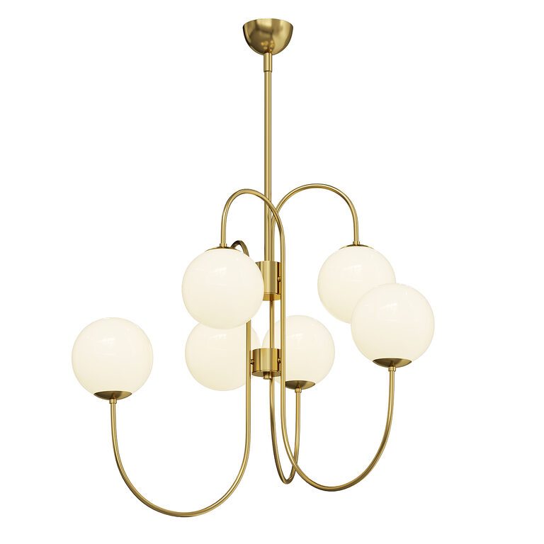 Gooseneck chandelier (395077) 3D model - Download 3D model Gooseneck ...