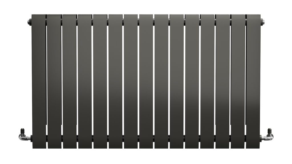Apollo Modena Modern Horizontal Radiator Aluminium (395091) 3D model ...