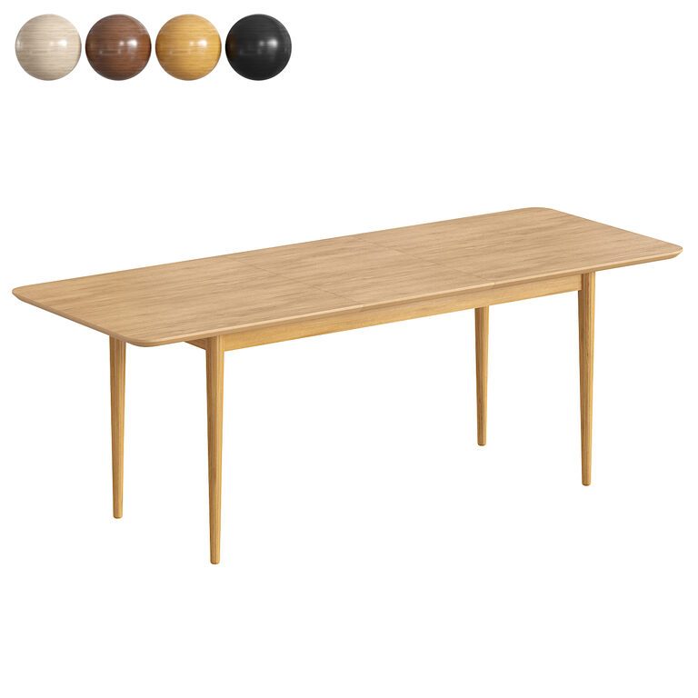 Extendable dining table MUN-L (395383) 3D model - Download 3D model ...