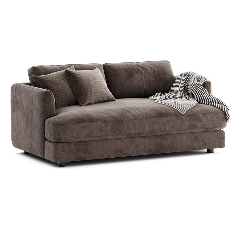 Haven Sofa West Elm (395425) 3D model - Download 3D model Haven Sofa ...