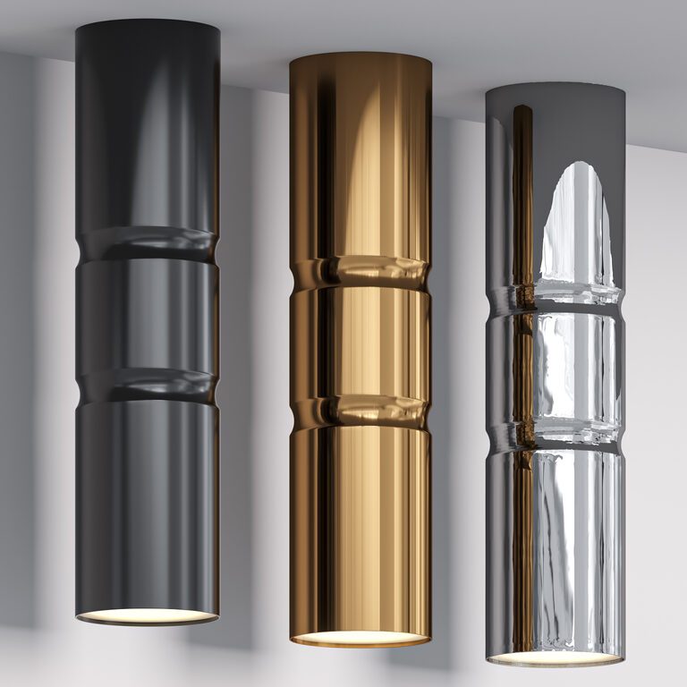 Turbo PL Single tubular ceiling light (395481) 3D model - Download 3D ...