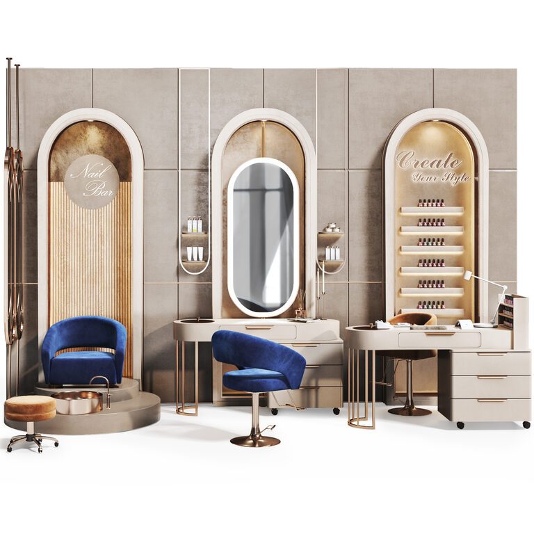 Beautysalon pedicure manicure 18 (395548) 3D model - Download 3D model ...