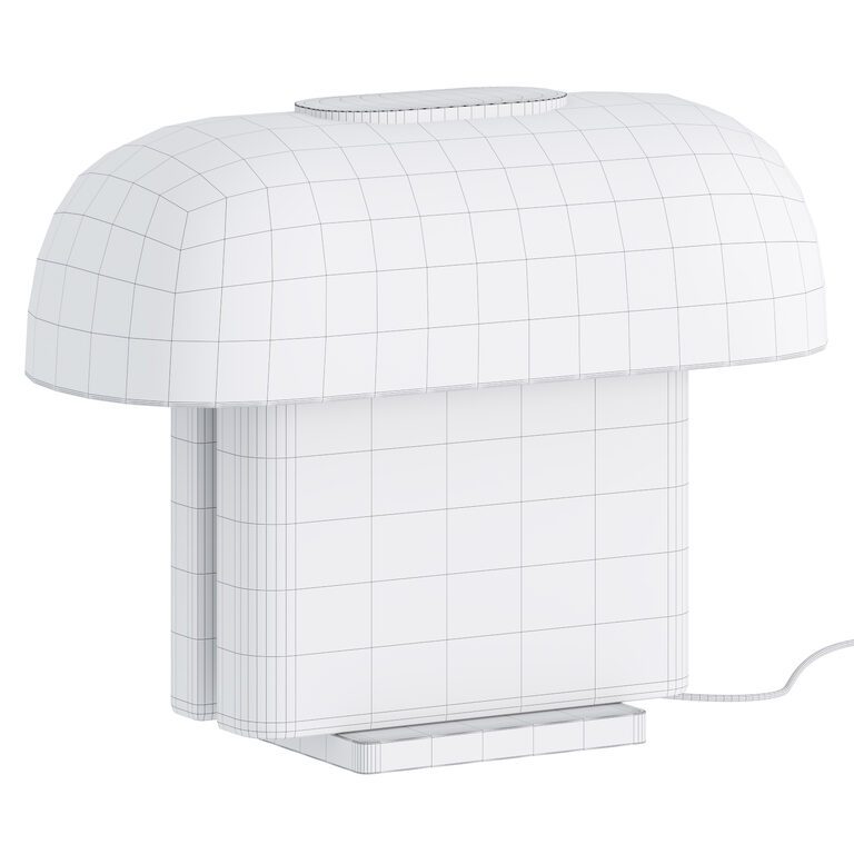 Esca Table Lamp No 1 in Cast Glass (395799) 3D model - Download 3D ...