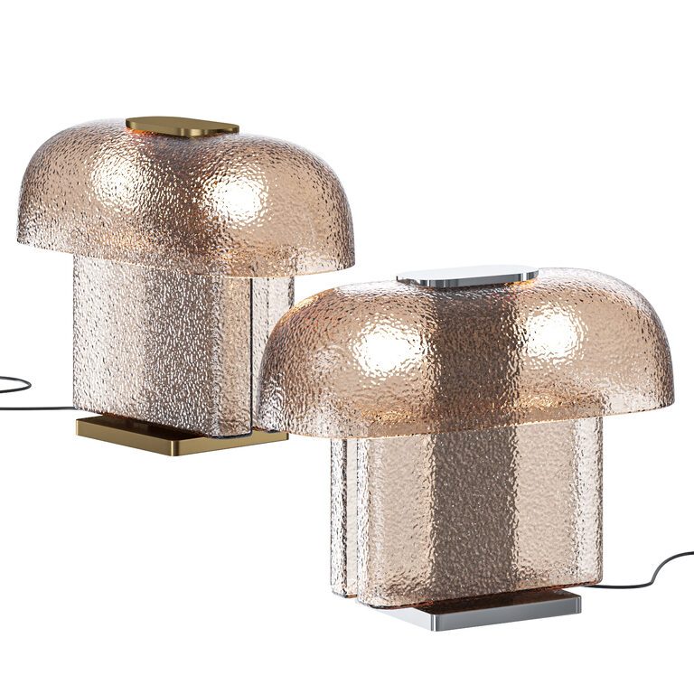 Esca Table Lamp No 1 in Cast Glass (395799) 3D model - Download 3D ...